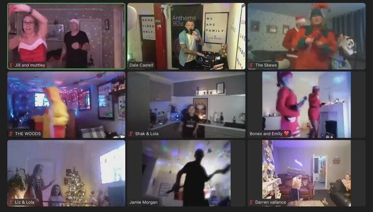 Our House Christmas Zoom Party 23/12/22 | Home Rave