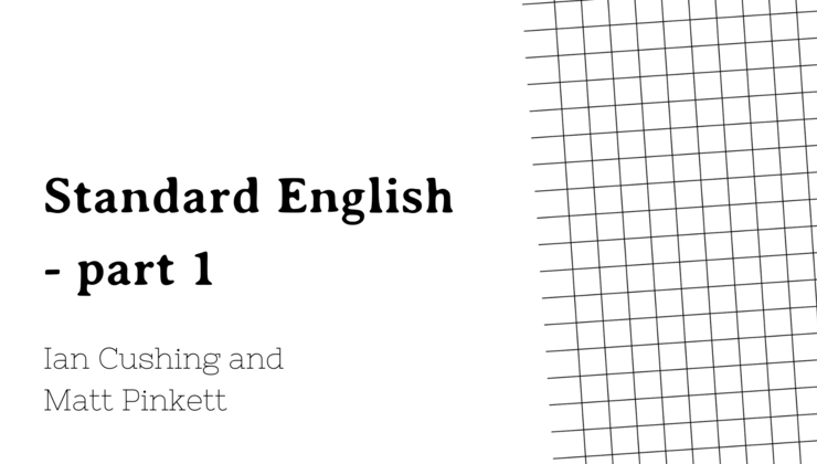 Standard English - part 1