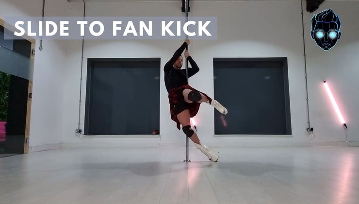 Slide To Fan Kick | The Pole Wizard