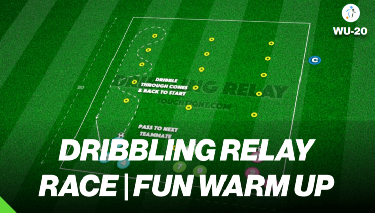 Dribbling Relay Race | Warm Up (WU-20)