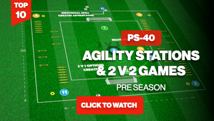 Pre Season 40: Agility Stations & 2 v 2's!