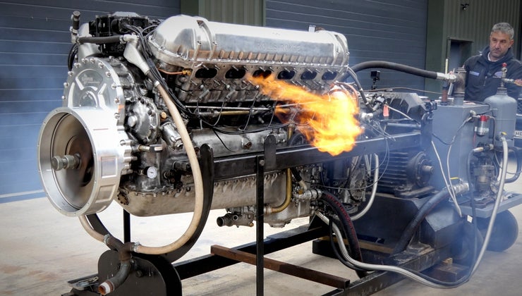 Rolls-Royce Mk58 Griffon V12 Engine: START-UP | LandPowerTV