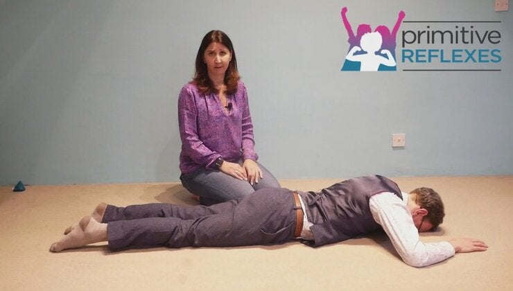 Amphibian Reflex Exercise Tier 2 Isometric Crosslateral Crawl