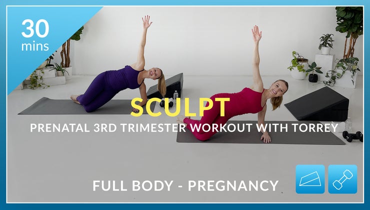 Sculpt: Prenatal 3rd Trimester Workout with Torrey