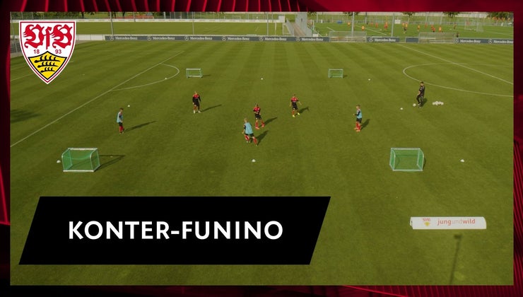 Konter-FUNino | FUNino | VfB-Übung für das Kindertraining