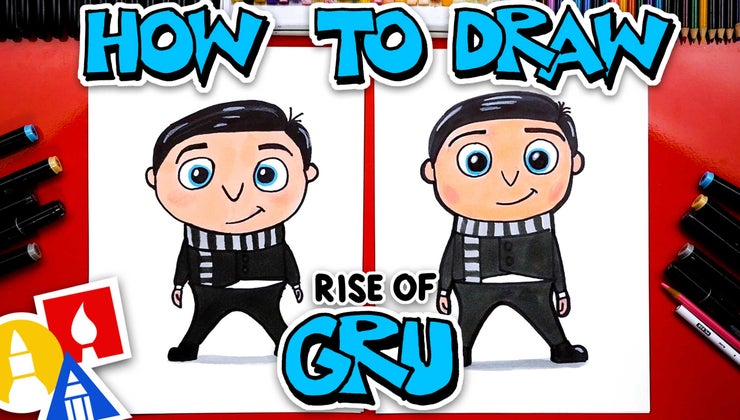 How To Draw Gru From Minions: Rise Of Gru