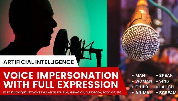 7816 Studio Quality AI Voice Impersonation with Full Expression for ...