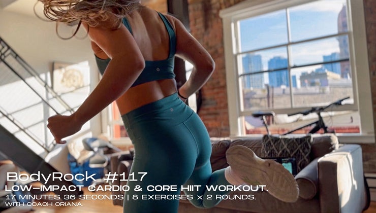 BodyRock #117: Low-Impact Cardio & Core | Beginner Bootcamp #4