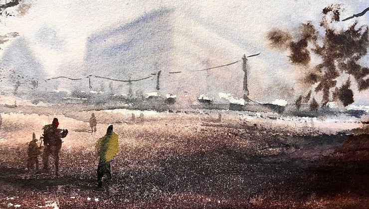 Creating Three-Dimensional Scenes with Watercolours