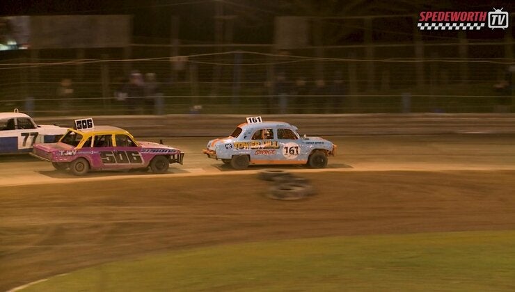 Arlington 25th February 2023 Historic Stock Cars Final | Spedeworth TV