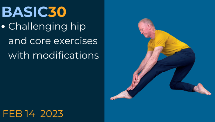 Challenging core and hip exercises with modifications so everyone can ...