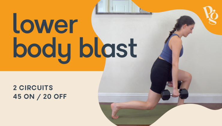 20-Minute LOWER BODY Workout | 2 Circuits | The Playground