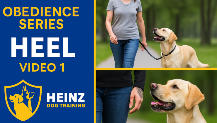 How To Teach A Dog to Walk-Heel Command/Heinz Dog Training | Heinz Dog ...
