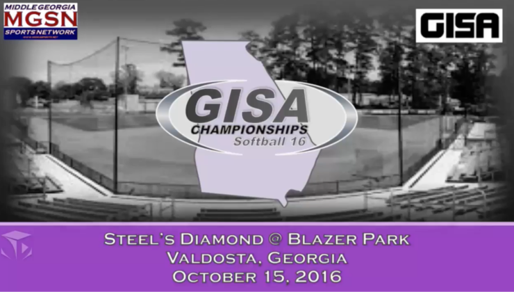 2016 GISA Softball AA Championship Game 1: Windsor Academy vs ...