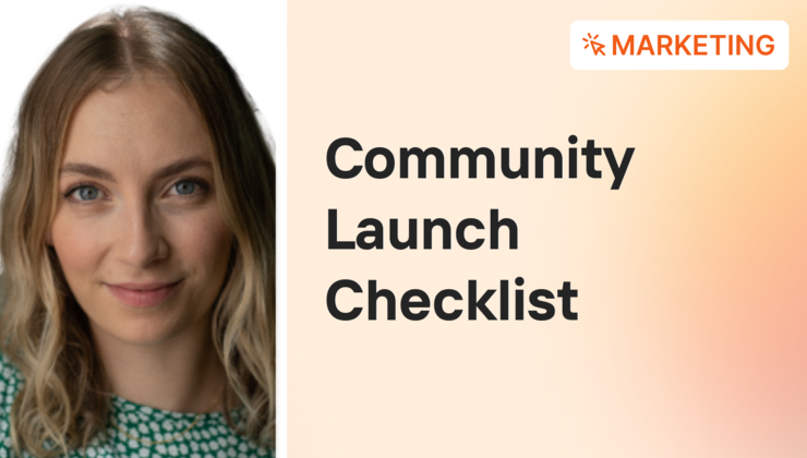 The Recipe for a Successful Community Launch
