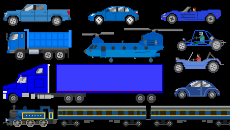 Blue Vehicles Exclusive | The Kids' Picture Show