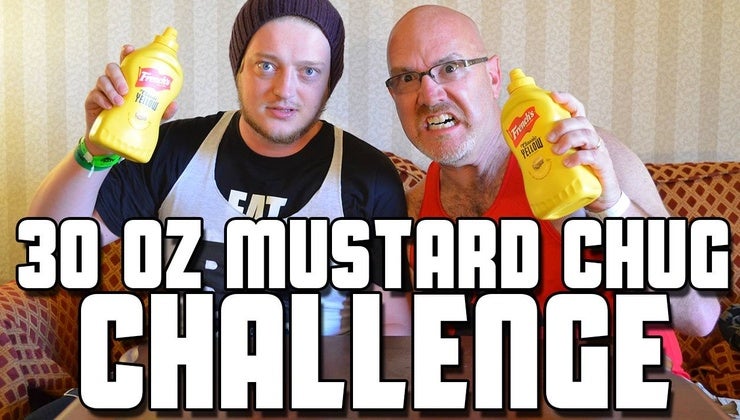 30 oz Mustard Chug w/ KBDProductionsTV | Where's My Challenge