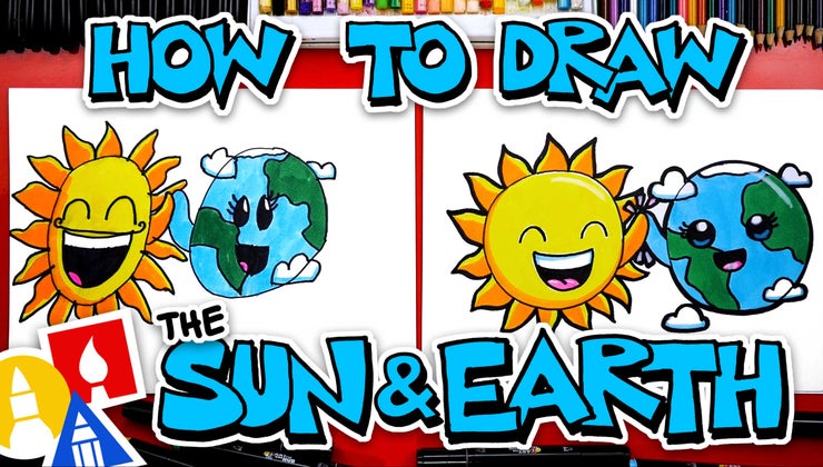 How To Draw Earth And Sun High-Five