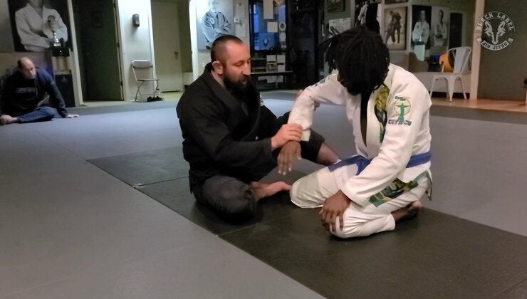 Half Guard Underhook Roll Under