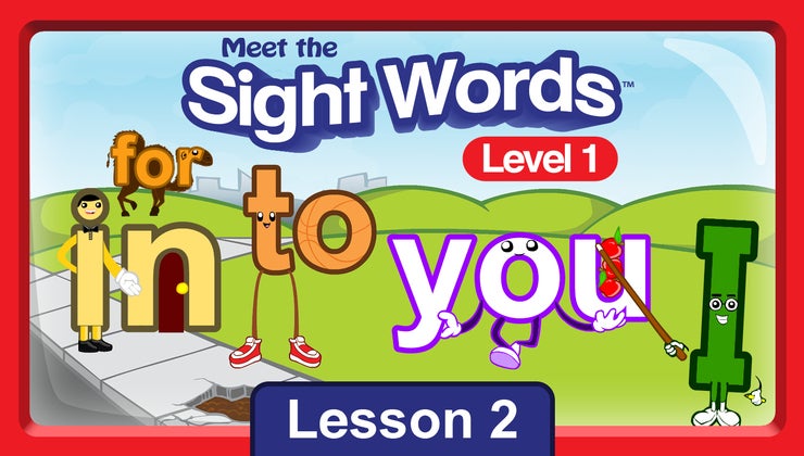 Preschool Prep Kids Club | Online Class | Meet the Sight Words Level 1 ...
