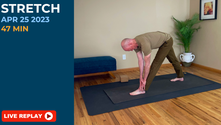 In this active stretch class, we use a variety of floor and standing ...