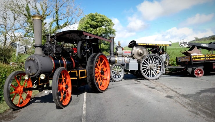 Riding On A Steam-Powered Haulage Convoy: BEHIND THE SCENES | LandPowerTV