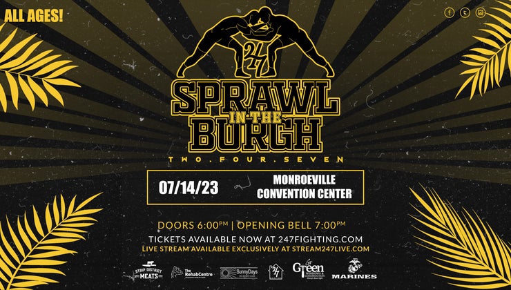 Sprawl in the Burgh: Cage Grappling Super Fights | 247 Live