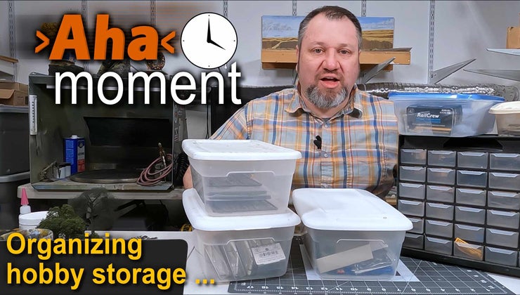 Organizing hobby storage