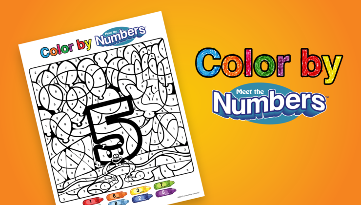 Kids Club | Color By Numbers "5"