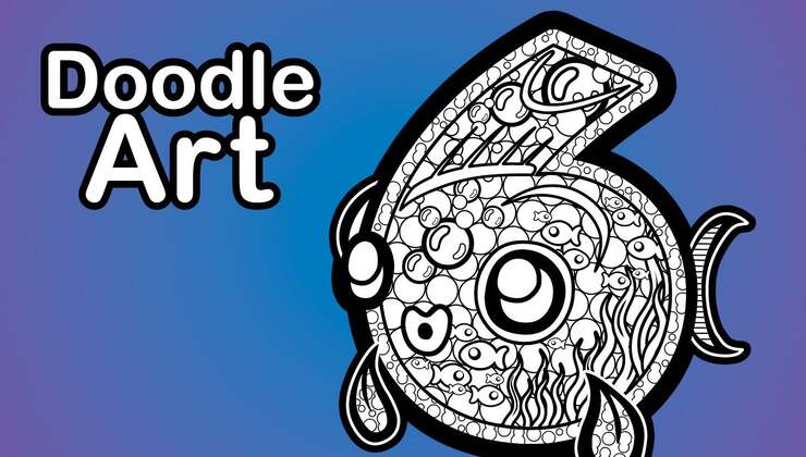 Kids Club | Doodle Art "6"