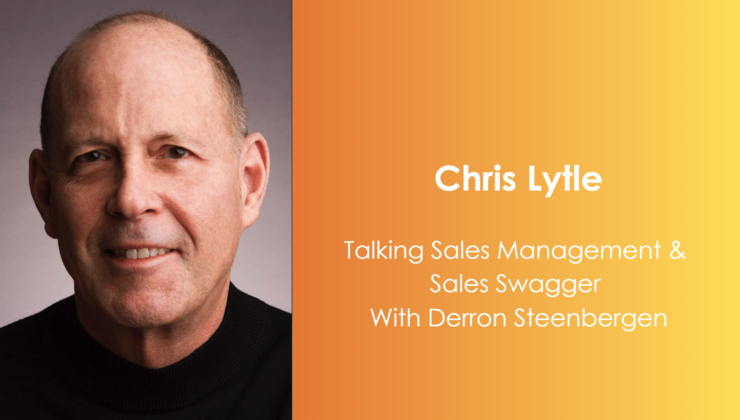 Talking Sales Management And Sales Swagger With Derron Steenbergen