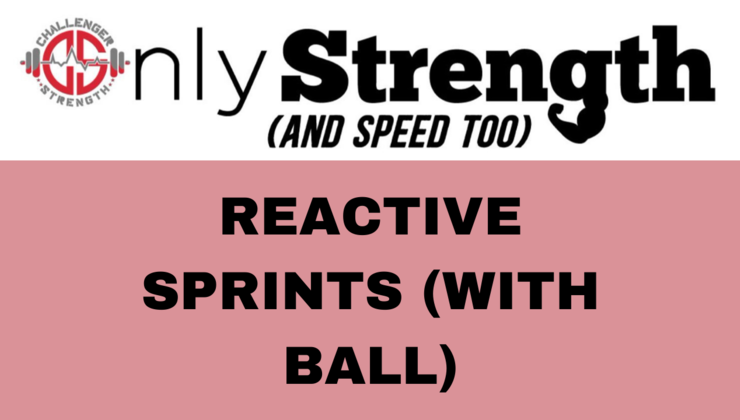 REACTIVE SPRINTS (WITH BALL)