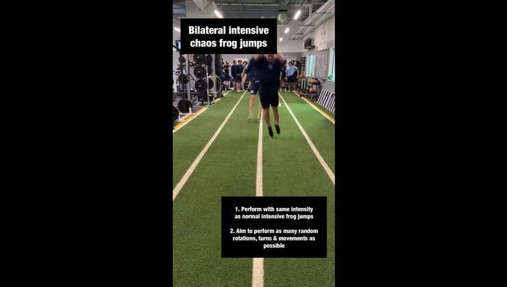 INTENSIVE BILATERAL CHAOS FROG JUMP