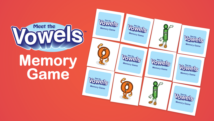Kids Club Catalog Video Memory Games Vowels