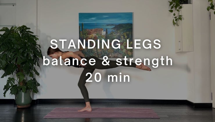 20 min Standing Legs Workout: Balance and Strength