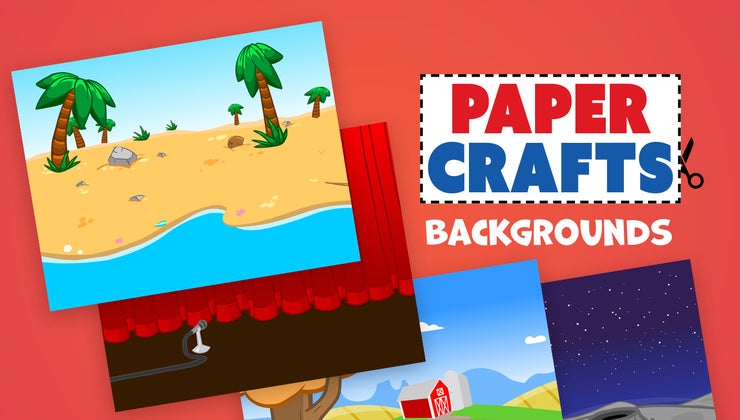 Kids Club | Paper Crafts Backgrounds