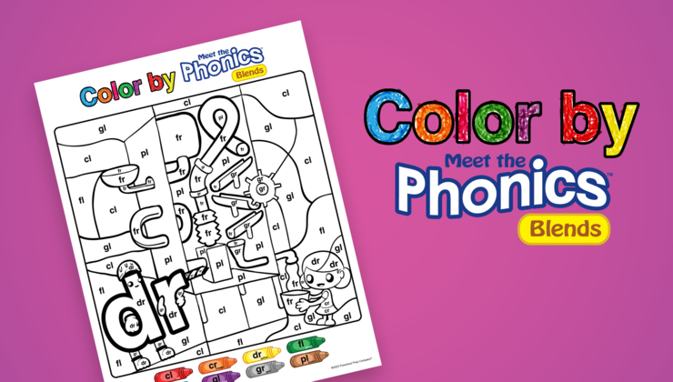 Kids Club | Color By Blends "dr"