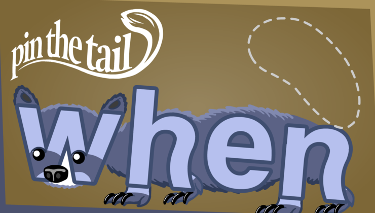 Kids Club | Pin The Tail "when"