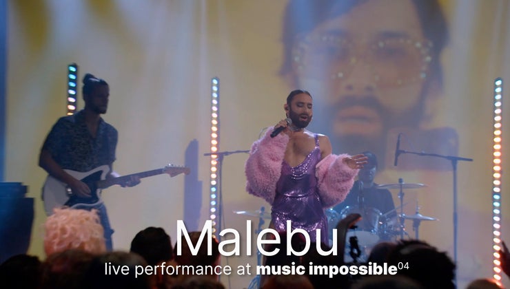 Conchita Wurst: Malebu live @ Music Impossible. Mein Song, Dein Sound ...