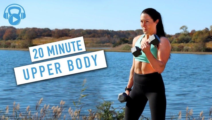 20 Minute Upper Body Dumbbell Workout Tabata Circuit
