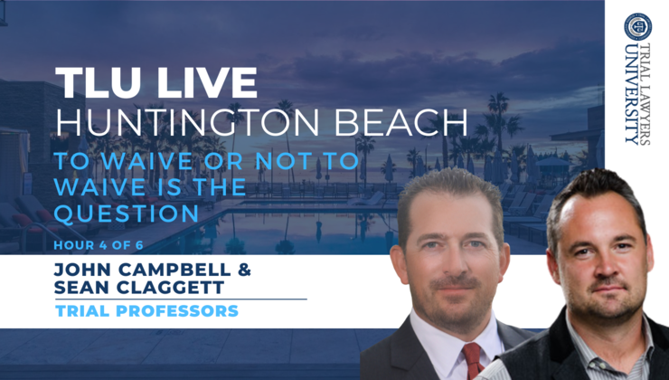 Trial Lawyers University | On Demand