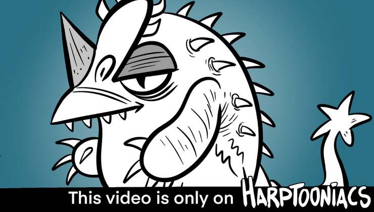 Draw Giant Monster Creature | Harptooniacs