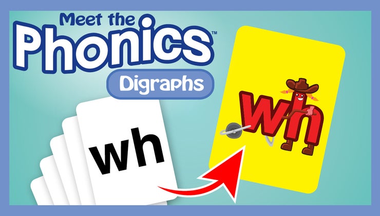 Kids Club | Meet the Phonics Digraphs | Flashcards