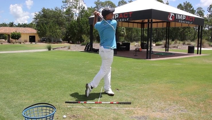 Small divots even when your swing bottom is forward | Impact Zone Golf ...