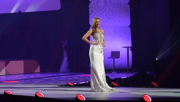 Miss Oklahoma 2023 - Oklahoma City - Lauren Frost - Evening Gown | Pageants Live