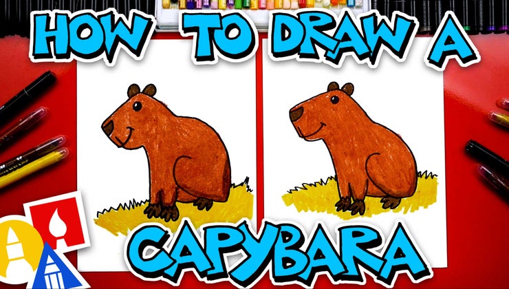 How To Draw A Capybara