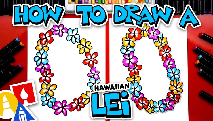 How To Draw A Hawaiian Lei