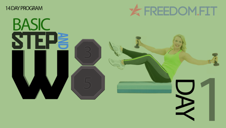 1 Beginner Step And Weights 14 Day Program with Jenny Ford | Freedom.Fit