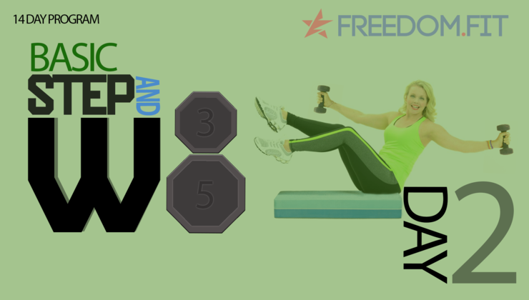 2 Basic Step & Weights 14 Day Program Jenny Ford | Freedom.Fit
