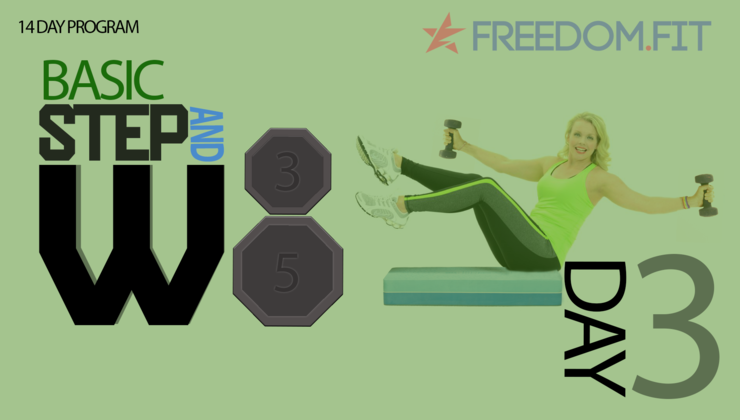 3 Basic Step and Weights 14 Day Program Jenny Ford | Freedom.Fit